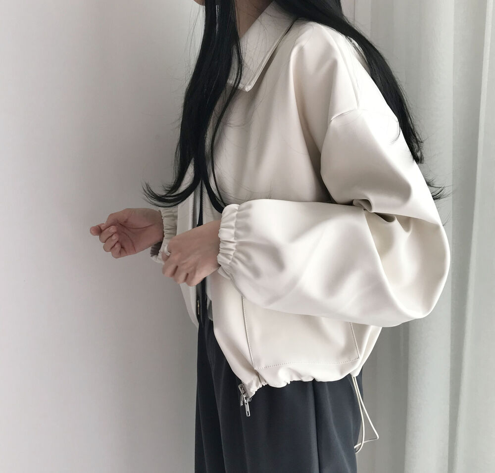 フェイクレザールーズショートジャケット|ファッション通販サイトNUGU