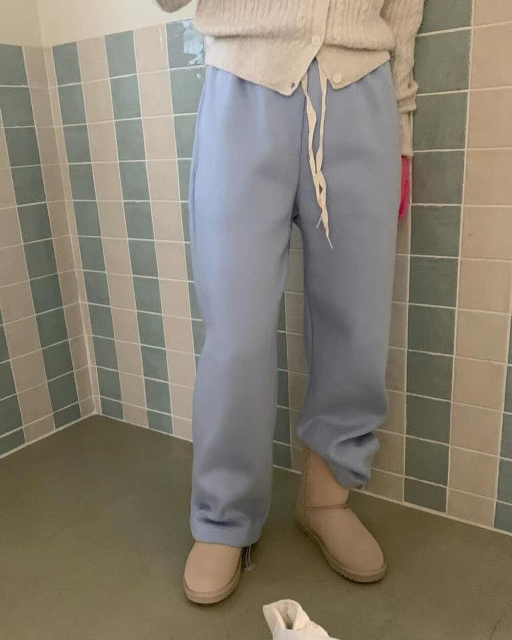 프리티영띵 기모 투웨이 조거 팬츠 (4color) pyt 프영띵 밴딩 바지