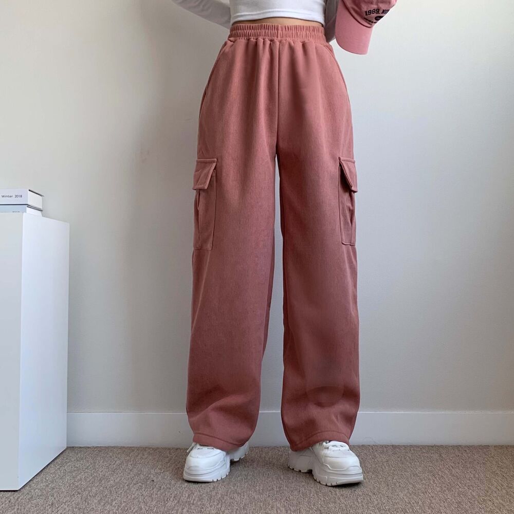 [裏地起毛/unisex] コーデュロイカーゴパンツ|ファッション通販サイトNUGU