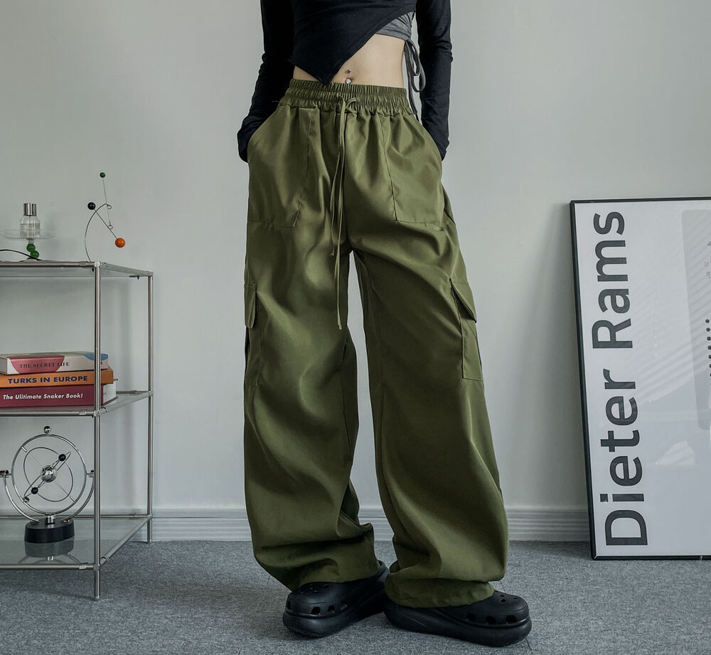 [選べる着丈]ストリング2WAYカーゴワイドパンツ(model 159cm)|ファッション通販サイトNUGU