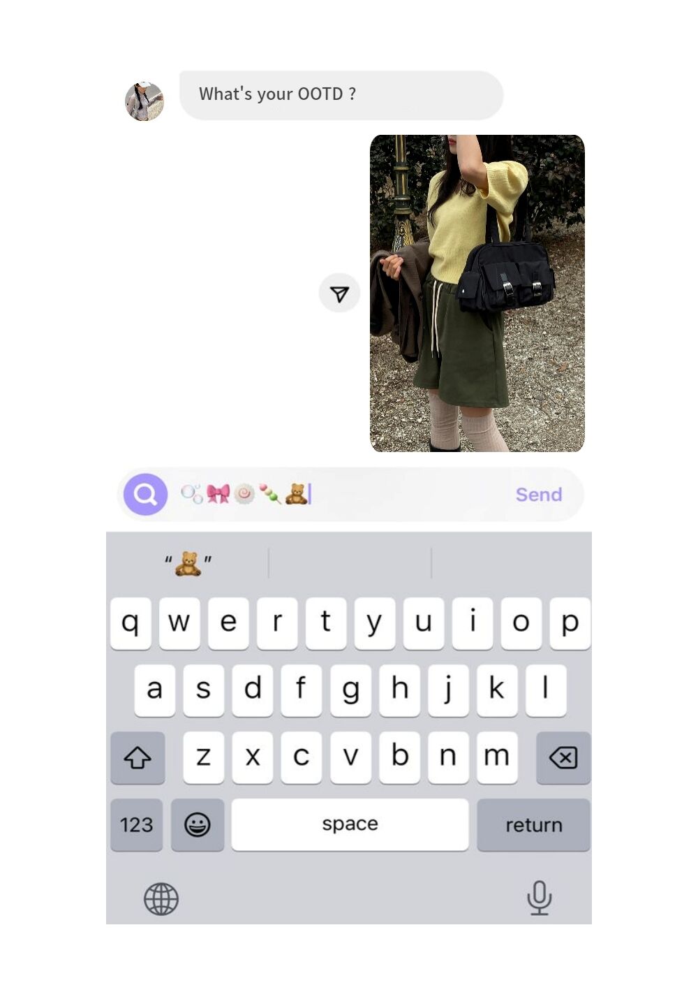 [7color] Vネック無地半袖ニット|ファッション通販サイトNUGU